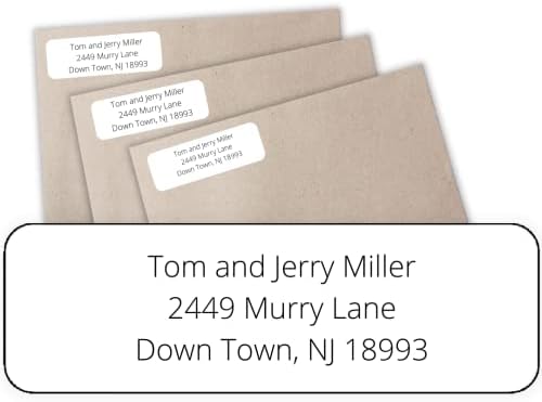 Return Address Labels Personalized Stickers - 150 Self-Adhesive Sticker ...