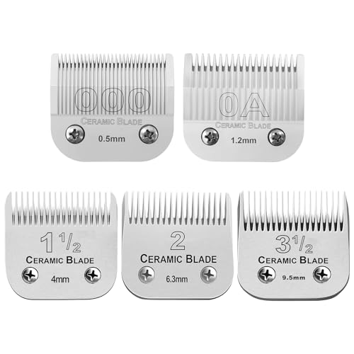 5 Pcs Professional Detachable Replacement Ceramic Blades set,compatible ...