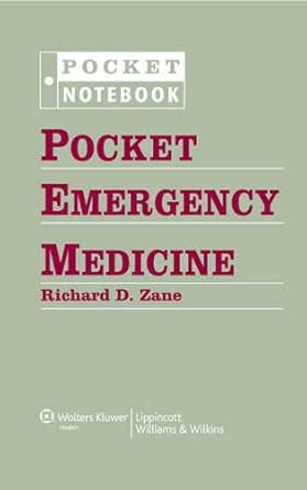 Pocket Emergency Medicine (Pocket Notebook) - Kindle edition by Zane ...