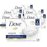 Amazon.com : Dove Soap, Original Beauty Bar Pack (4 Soap Bars) – 3-in-1 Moisturizing Face, Body ...