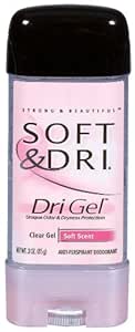 Amazon.com : Soft & Dri DriGel Antiperspirant Deodorant, Soft Scent 3 ...