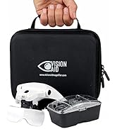 Amazon.com: Vision Aid Magnifying Glasses with LED Light, 5 Lenses ...