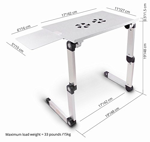 Keyboard & Mice Accessories Portable Table For Laptop by Desk York ...
