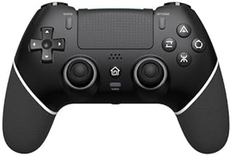 Wireless Controller with Hall Joystick for PS4,Pro,Slim, Gaming Remote with Built-in 1000mAh ...