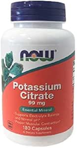 Amazon.com: NOW Supplements, Potassium Citrate 99 mg, Supports ...