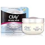 Olay Natural White Glowing Fairness Cream Day SPF 24, 50g: Amazon.in ...