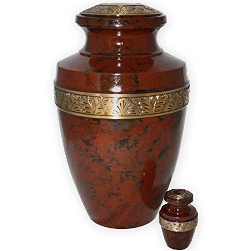 Beautiful Life Urns Hephaestus Adult Cremation Urn - Elegant Brass ...