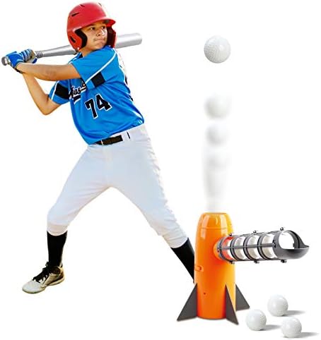 NIGOE Toy Baseball Set for Kids, Automatic Baseball Pitching Machine ...