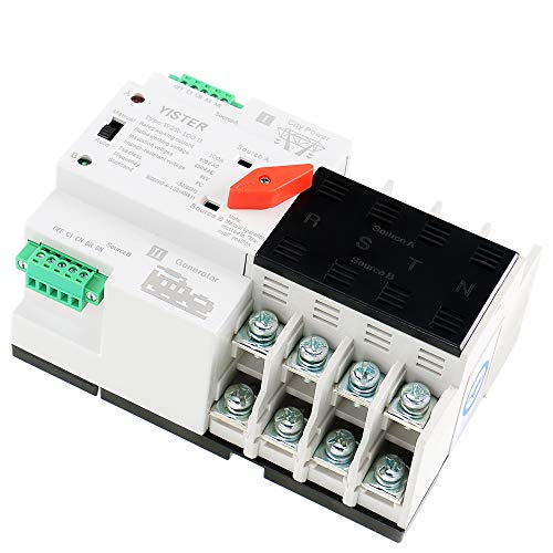 YISTER W2R Mini Fast Switching 4P Dual Power Automatic Transfer Switch ...