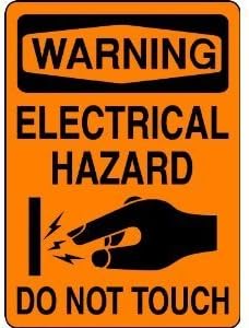 P1486 WARNING ELECTRICAL HAZARD WARNING SAFTEY SIGN POSTER PRINT ...