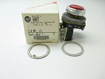 Amazon.com: ALLEN BRADLEY 800T-B6A NO Guards, 30.5MM, MOMENTARY Contact ...