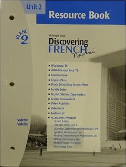 Discovering French Nouveau (Unit 2 Resource Book, Blanc 2): MCDOUGAL ...