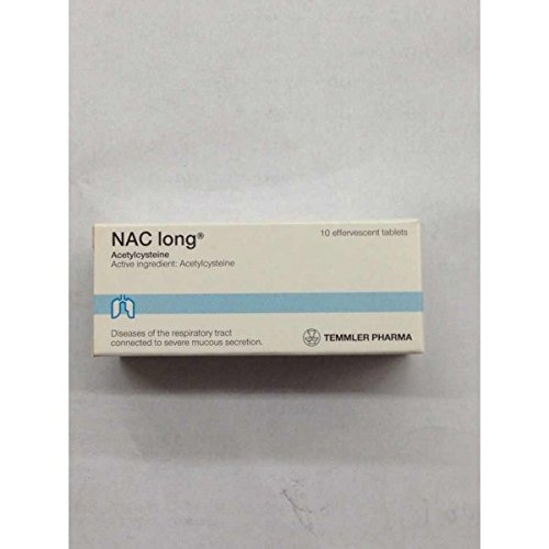 Buy Nac Long 600 Mg. (Acetylcysteine 600 Mg.) 10 Effervescent s X 2 ...