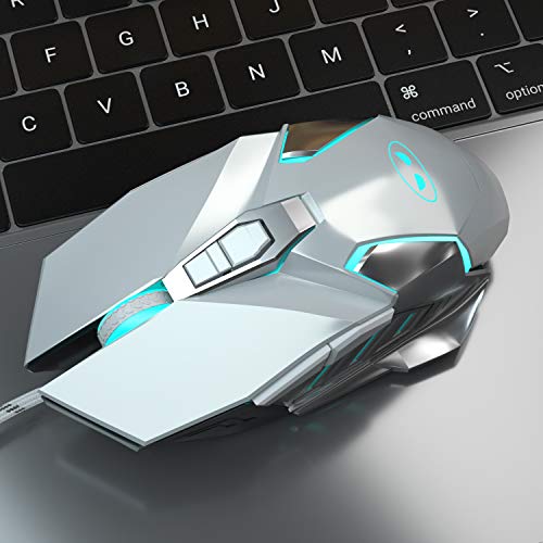 MageGee G10 Gaming Mouse Wired, 7 Colors Breathing LED Backlit Gaming ...