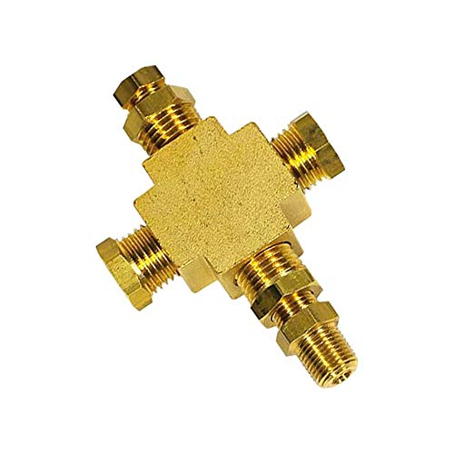 GlowShift 1/8-27 NPT T-Fitting Sensor Thread Adapter for Pressure ...