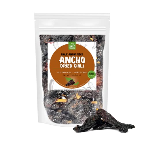 Yerbero - Ancho Whole Dried Chili 5 oz (141g) | Chile Ancho - Chile ...