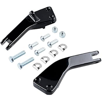 Amazon.com: Set Rear Passenger Foot Pegs Footrest Mounting Brackets ...