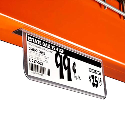 Pallet Rack, Wide Span Shelf & Metal Beam Flip Up Adhesive Sign Holder ...