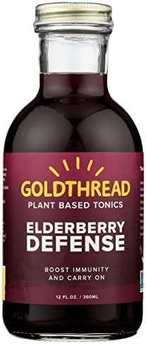 سعر Goldthread Herbal Plant Based Tonic Elderberry Defense, Non GMO ...