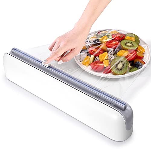 Plastic Wrap Dispenser with Cutter,Plastic Food Wrap Dispenser with ...