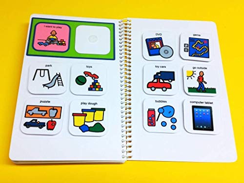 Mini Schedule Book for Autism - Interactive Communication Book - 40 ...
