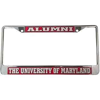Amazon.com: University of Maryland Alumni License Plate Frame: Garden ...