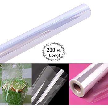 Amazon.com: Craft and Party Super Clear Cellophane Wrap Roll (40" X 100ft): Arts, Crafts & Sewing