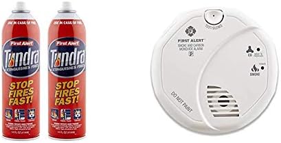 First Alert Fire Extinguisher | Tundra Fire Extinguishing Aerosol Spray ...
