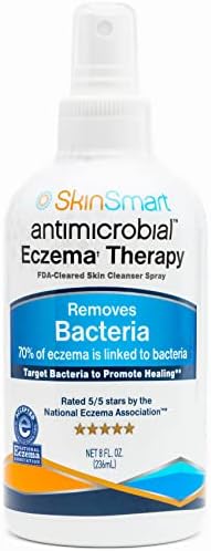 SkinSmart Antimicrobial Eczema Therapy Clear Spray to Remove Bacteria ...
