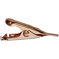 Amazon.com: Pack of 50 - Micro Toothless Alligator Test Clip Copper ...