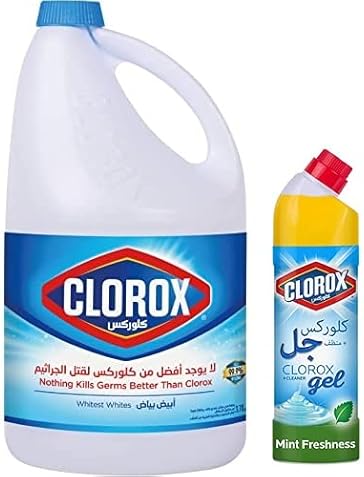 سعر Clorox Bleach and Gel Bundle - (Clorox Liquid Bleach Original, 3 ...