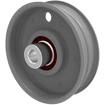 Flat Idler Pulley - 3'' Flat Dia. - 3/8'' Bore - Steel: Amazon.com ...