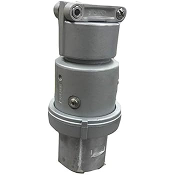 Appleton ACP6034BC Metallic Clamping Ring Plug, 60 Amp, 4 Pole, 3 Wire ...