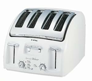 Amazon.com: T-fal 5327100A Avante Deluxe Chrome Accents 4-Slice Toaster ...