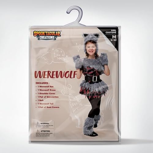 Girl Werewolf Costume For Kids