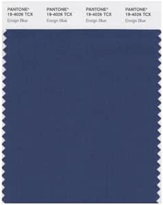 PANTONE Smart 19-4026X Color Swatch Card, Ensign Blue - House Paint ...
