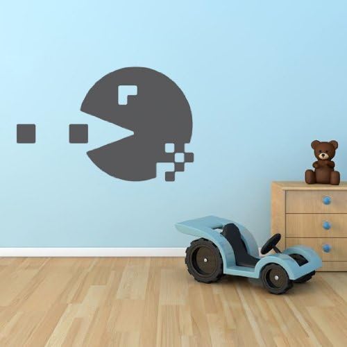 Large Pacman Style Wall Sticker,Removable gaming style wall decal, wall ...