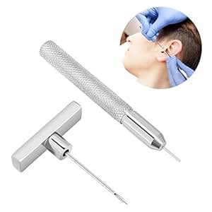 Amazon.com: Body Piercing Pusher, Piercing Needle Pusher 316L Steel ...