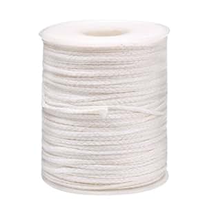 Amazon.com: Outus 200 Feet 24 Ply Braided Wick Candle Wick Spool for ...