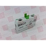 33E10 | BACO 33E10, Contact Block, N/O, Screw TERMINALS, MAX 600V, MAX ...