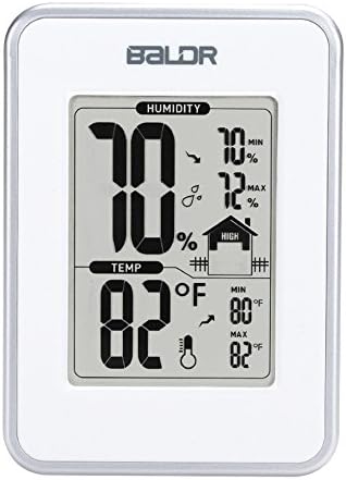 BALDR Digital Thermometer Hygrometer Monitor Indoor Temperature ...