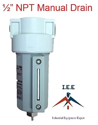 1/2" Compressed Air Line Moisture & Water Filter Trap Air Compressor ...