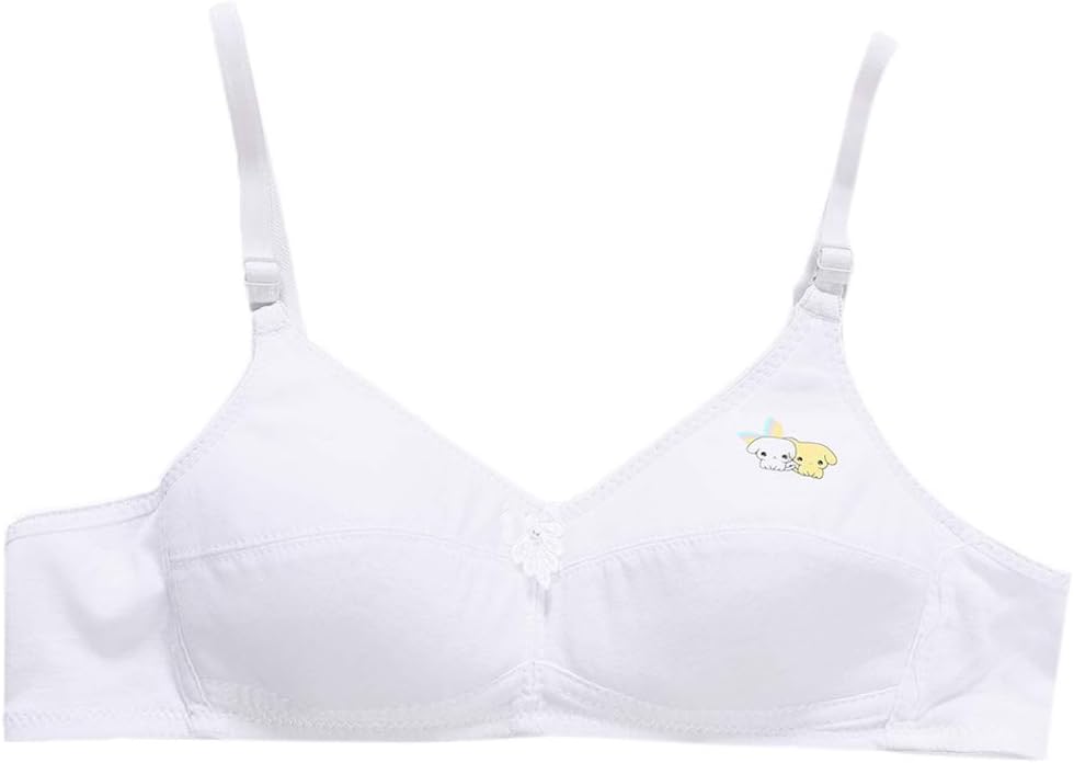 Yanhonin Cotton Padded Bra for Girls, 8-16 Years Old Teenagers, Cotton ...