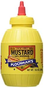 Amazon.com : Plochman's Yellow Squeeze Mustard, 10.5-Ounce Squeeze ...
