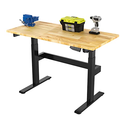 FLEXIMOUNTS Electric Height Adjustable Work Bench with Memory Keypad ...