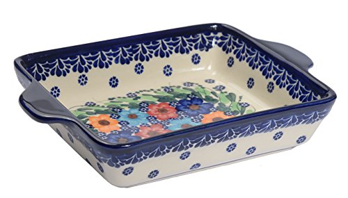 Traditional Polish Pottery, Lasagna Rectangular Casserole Baking Dish ...