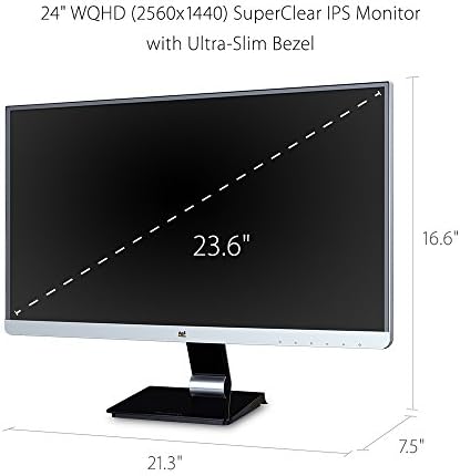 ViewSonic VX2478-SMHD 24 Inch 1440p Frameless IPS Widescreen LED ...