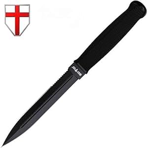 Fixed Spear Point Dagger Knife - Sharp Dual Edge Knife with Fix Half ...