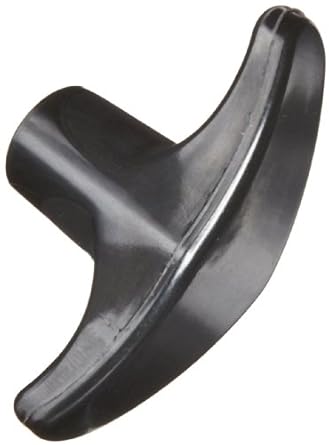 DimcoGray Black Phenolic Pull T-Handle Knob Female, Brass Insert: 1/4-20" Thread x 7/16" Depth ...