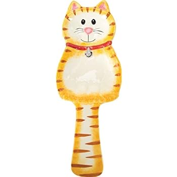 Amazon.com: Pavilion Gift Company Blobby Cat, Cat Spoon Rest"Stir Crazy ...